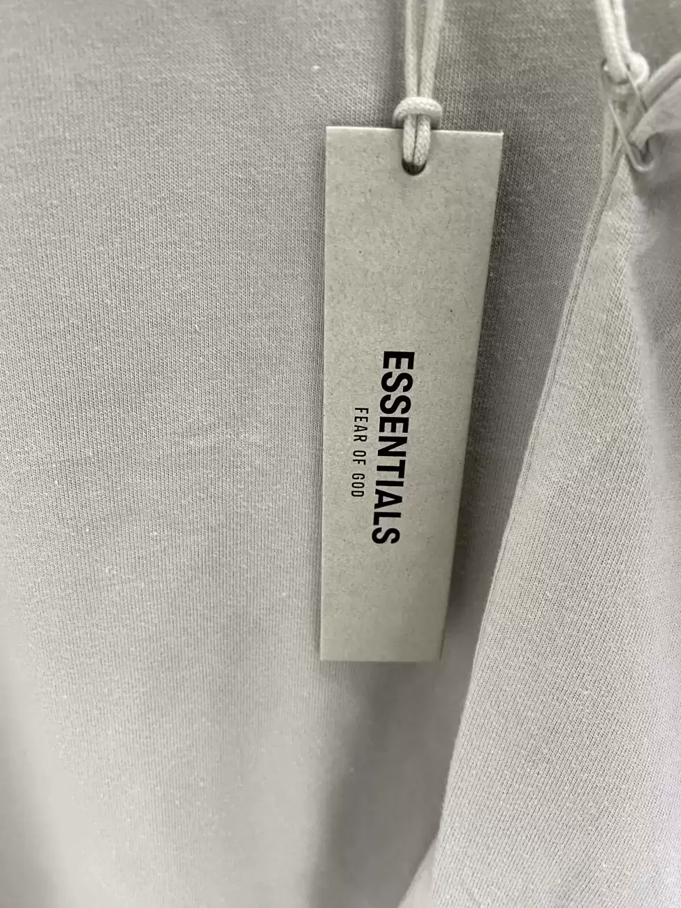 1001 - Fear Of God Essentials Ss24 Core Silver Cloud Tee | Item Details - AG Lab | AfterMarket