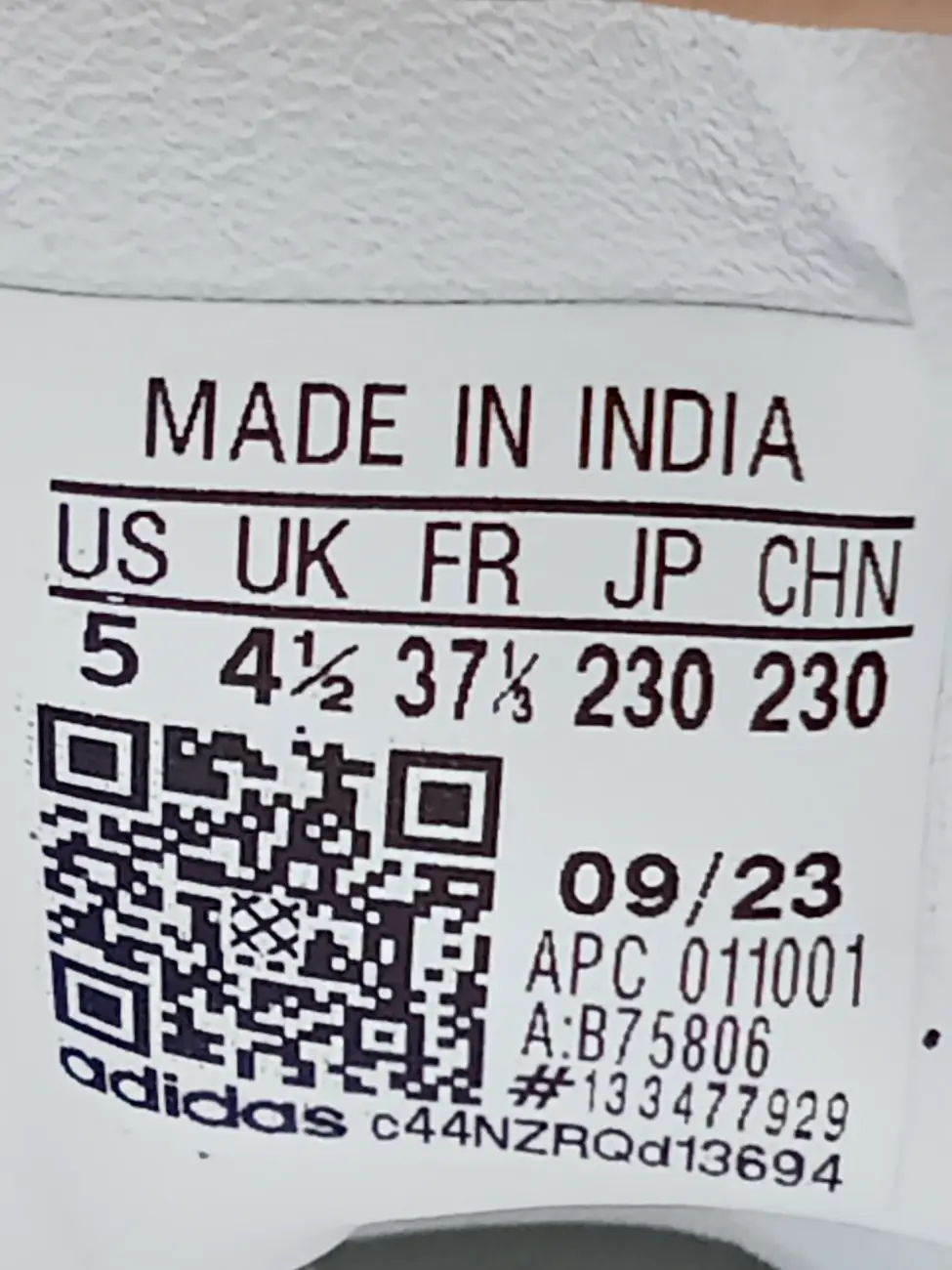 10097 - Adidas Samba OG Cloud White Core Black | Item Details - AG Lab ...